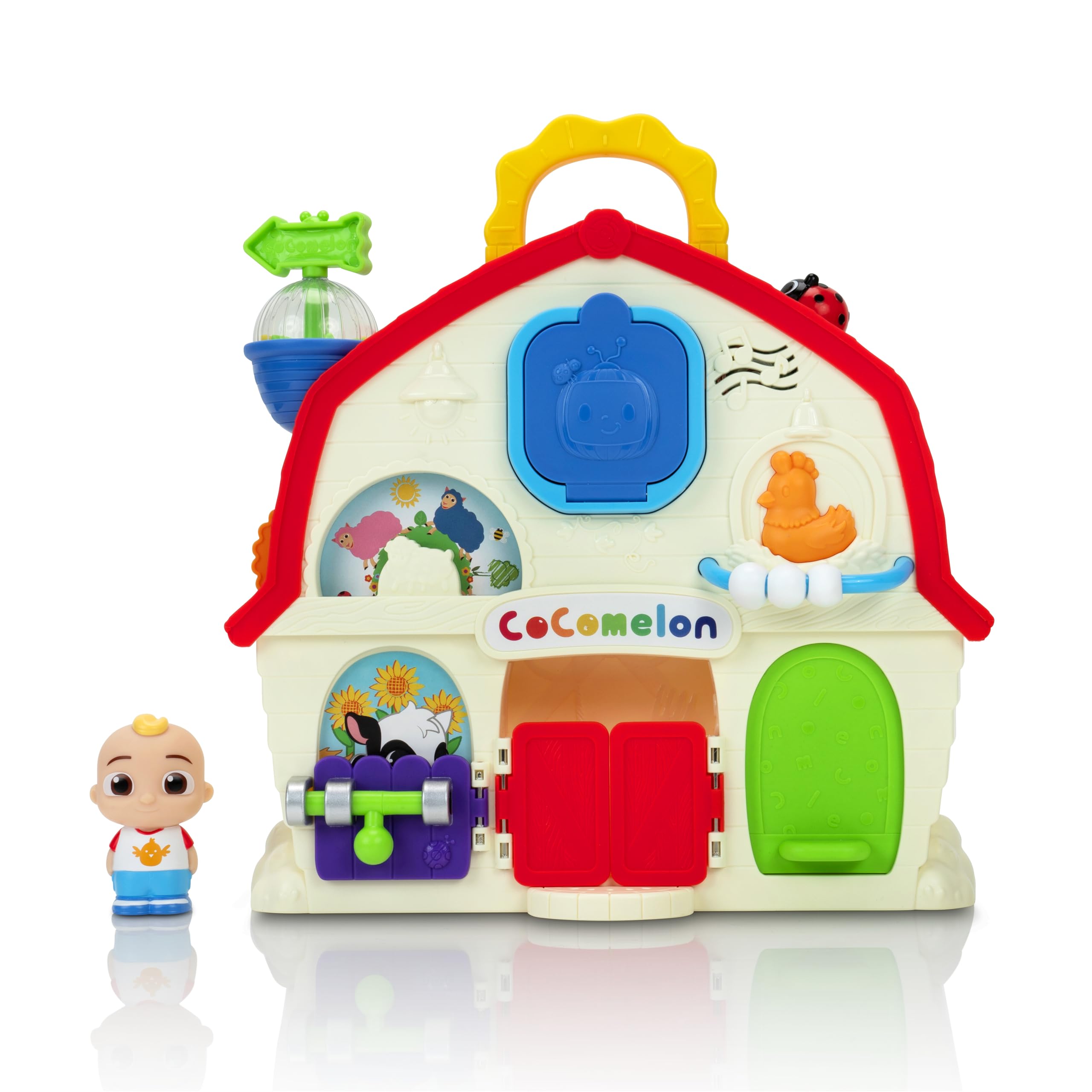 Snapklik.com : JJs Musical Barn Playset - 9-inch On-The-Go Barn - JJ ...