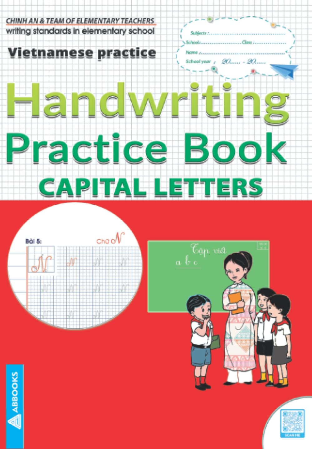 Vietnamese Practice: Handwriting Practice workbook - Practice Writing ...