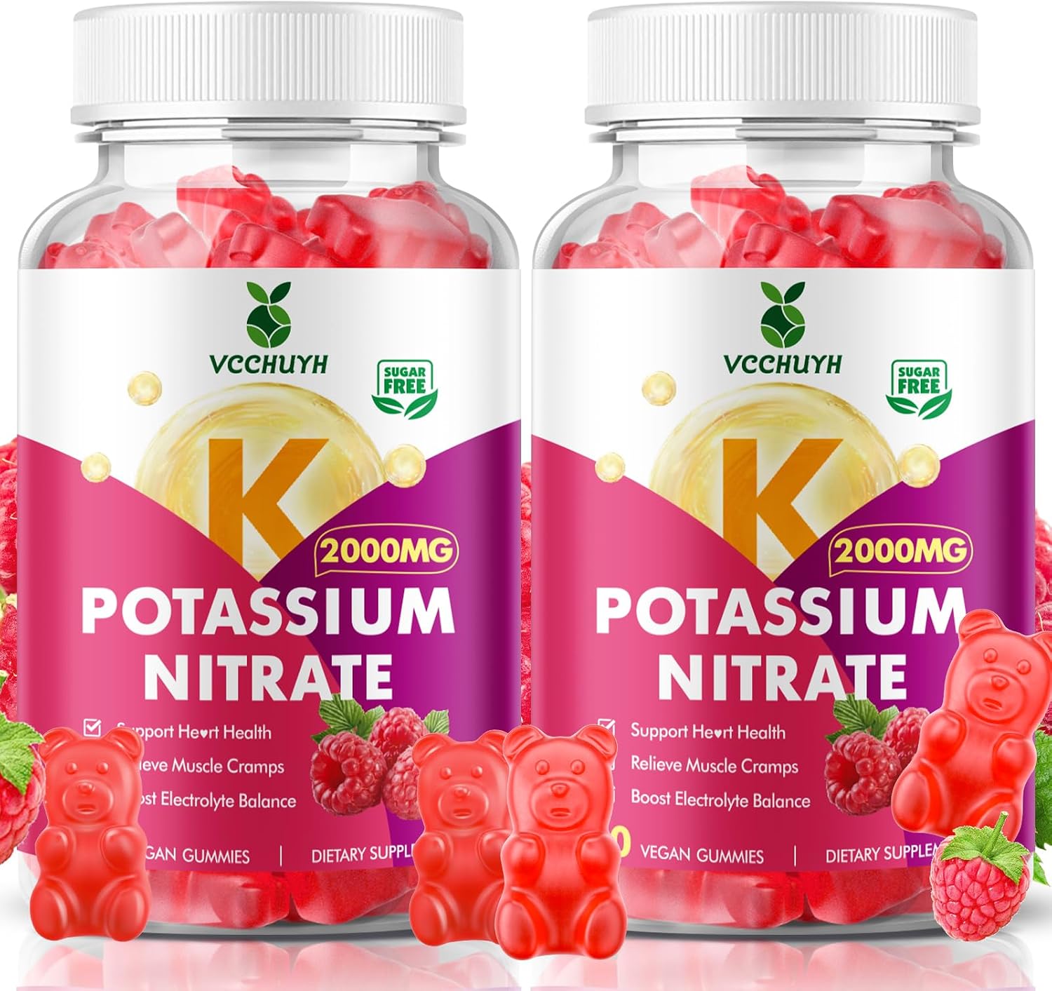 Amazon.com: VCCHUYH Potassium Gummies for Women & Men, High Dose ...