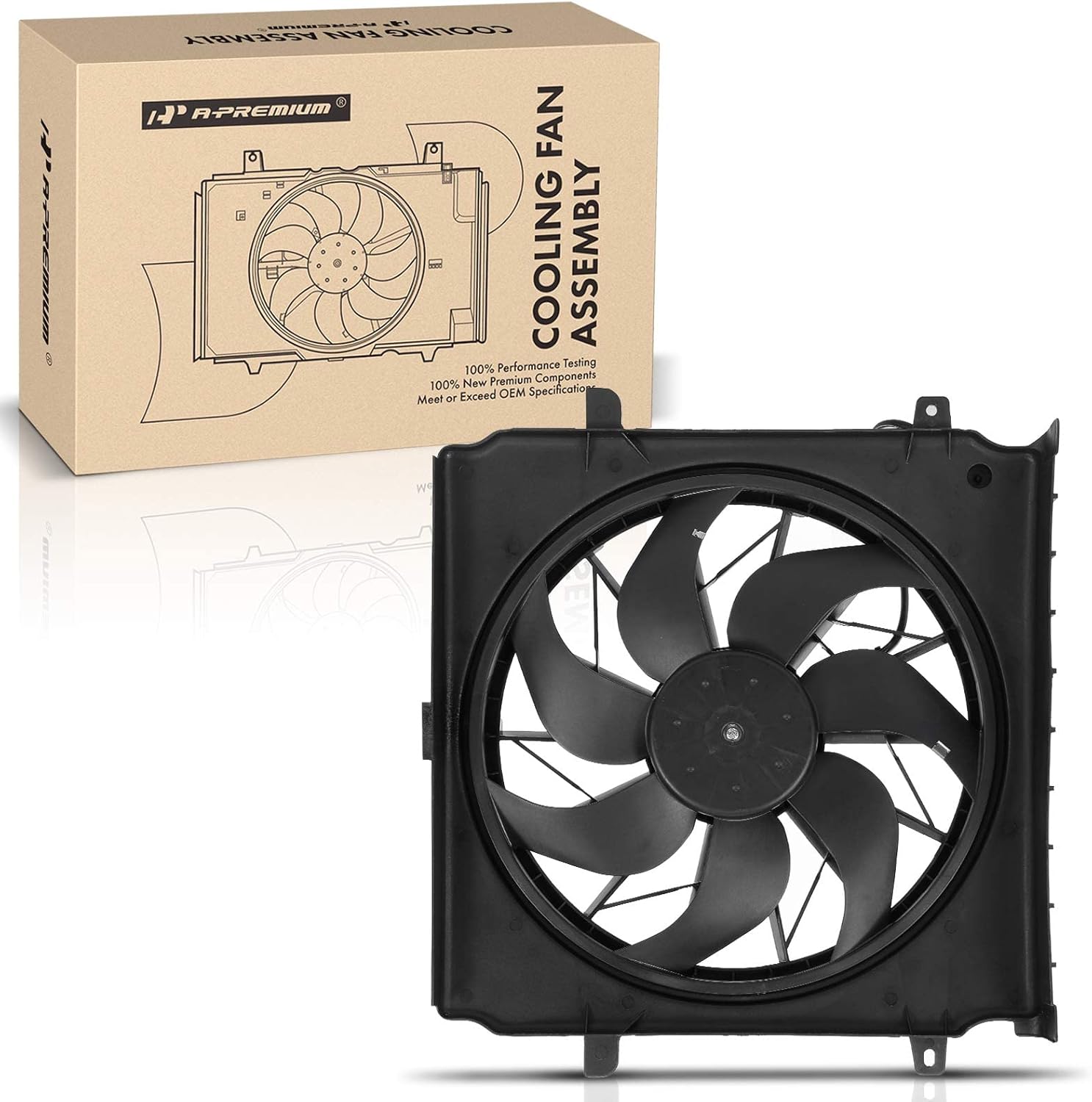 Amazon.com: A-Premium Engine Radiator Cooling Fan Assembly Compatible ...