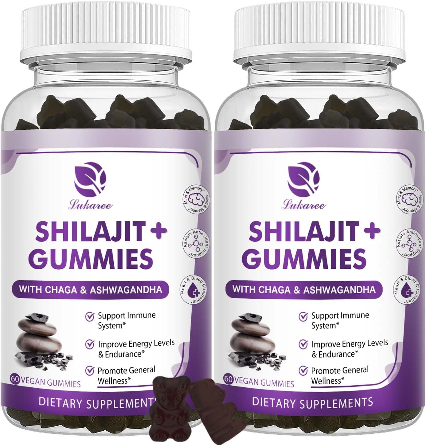 Amazon.com: Pure Himalayan Organic Shilajit Gummies - 800 mg Natural ...
