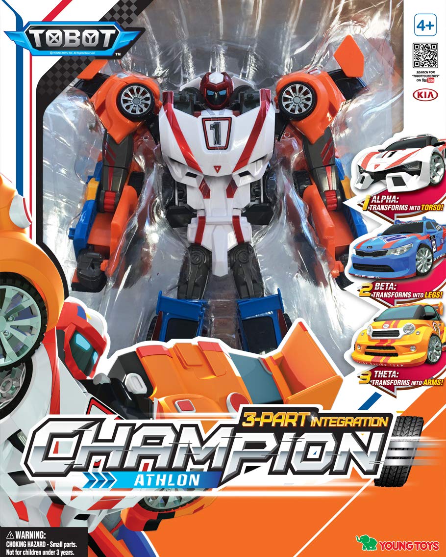 TOBOT Athlon, Youngtoys Car Transforming Collectible Car to Robot ...
