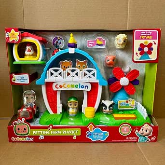 Amazon.co.jp: cocomelon petting farm play set : Toys & Games