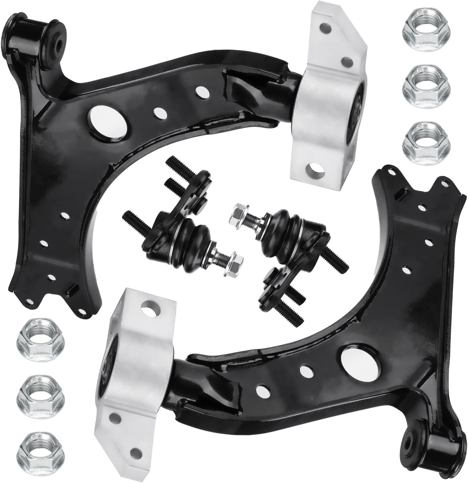 Amazon.com: Front Lower Control Arms for Audi A3 06-13, for Volkswagen ...