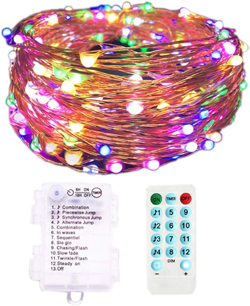 Amazon.com: Sound Activated LED Music String Lights,32.8ft 100LEDs 12 ...