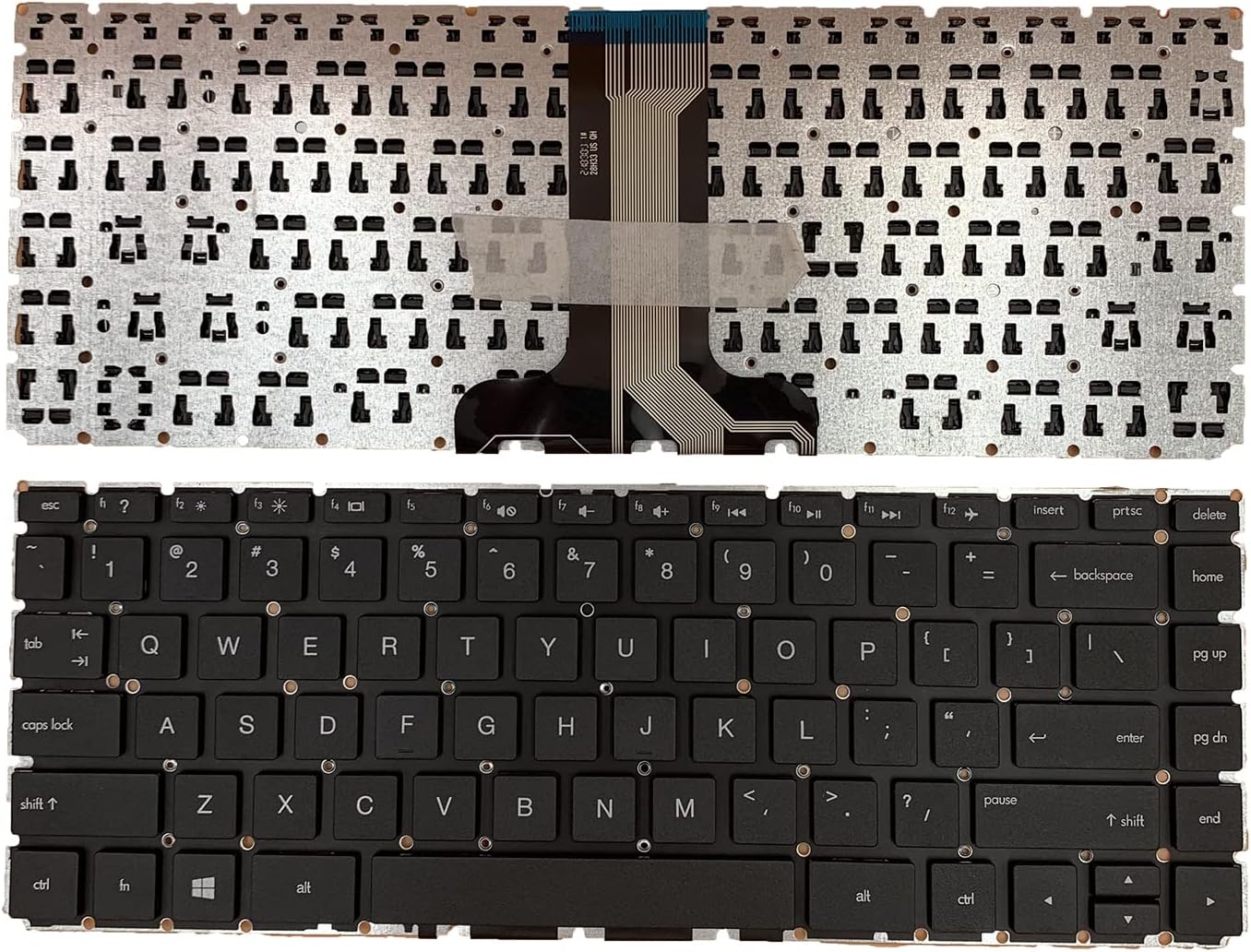 Amazon.com: Tiugochr Laptop Replacement US Layout Keyboard for HP ...
