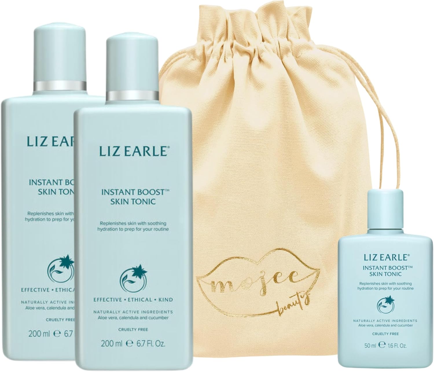 Skincare Bundle with 2 x Liz Earle Instant Boost Skin Tonic 200ml, 1 x ...