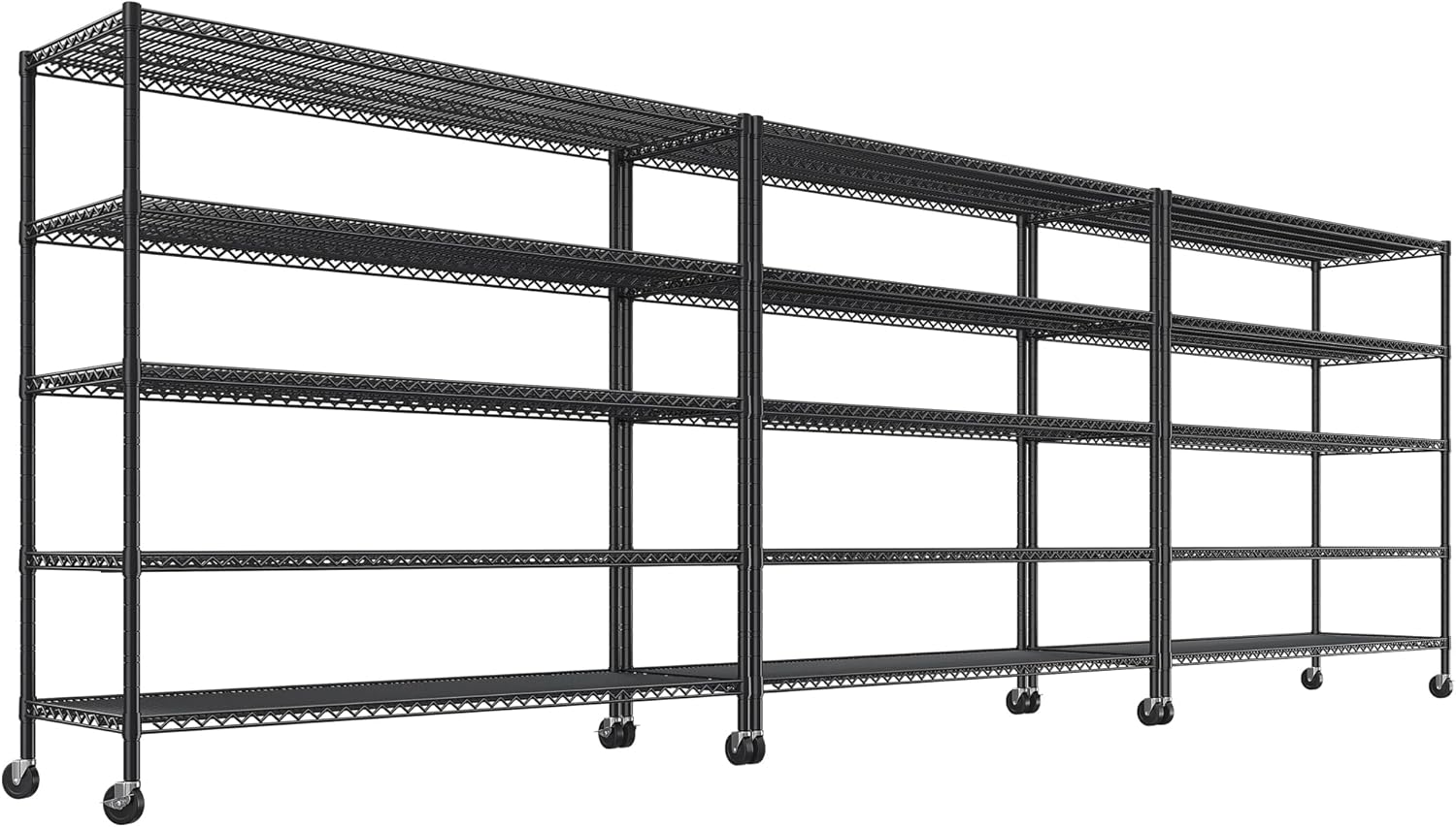 Amazon.com: REIBII 55.5''W Storage Shelves 3000LBS Wire Shelving Rack ...