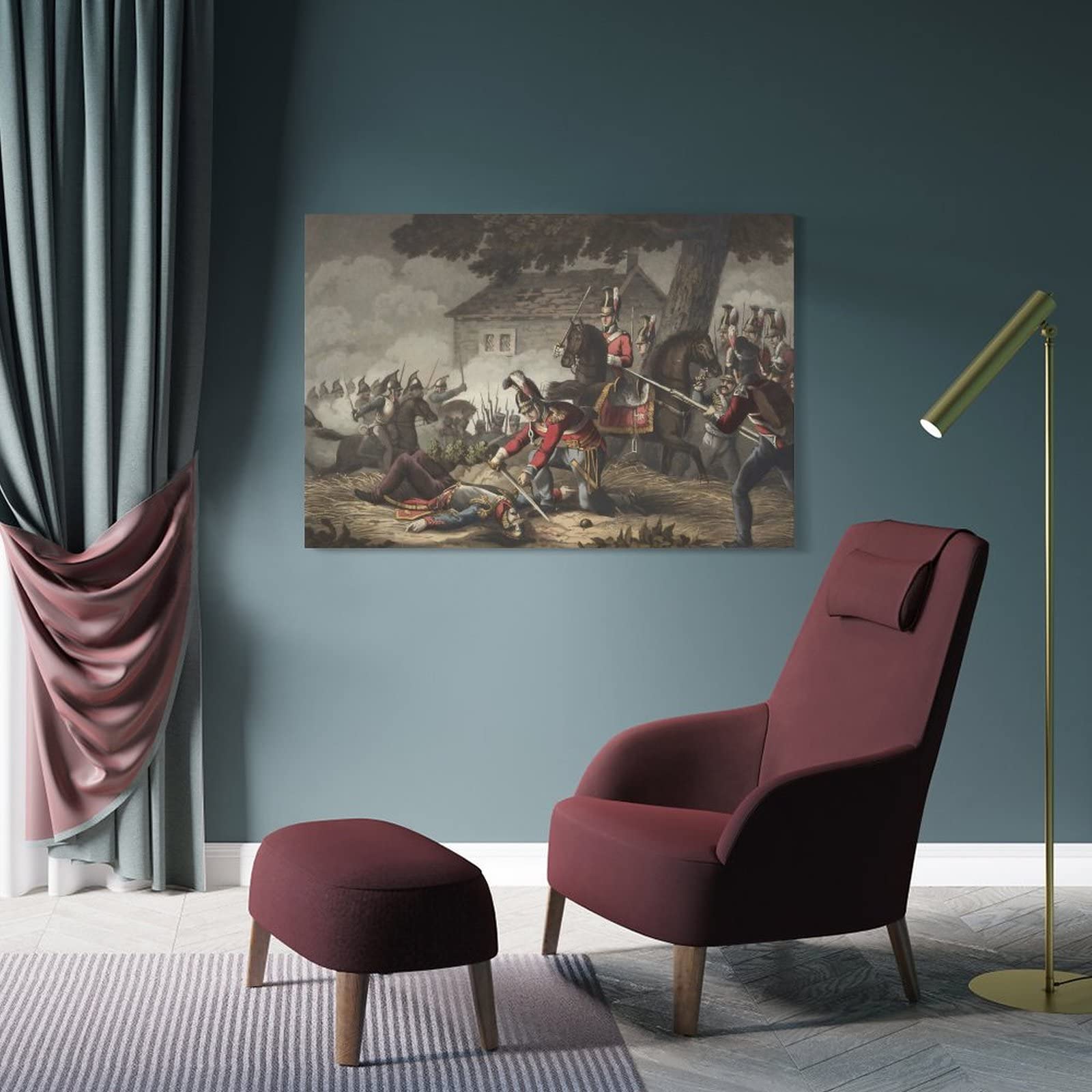 Waterloo Battle Painting Wallpaper