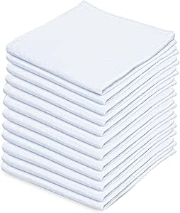 Amazon.com: Dish Cloths Cotton| Kitchen Wash Cloth | Shop Towels ...