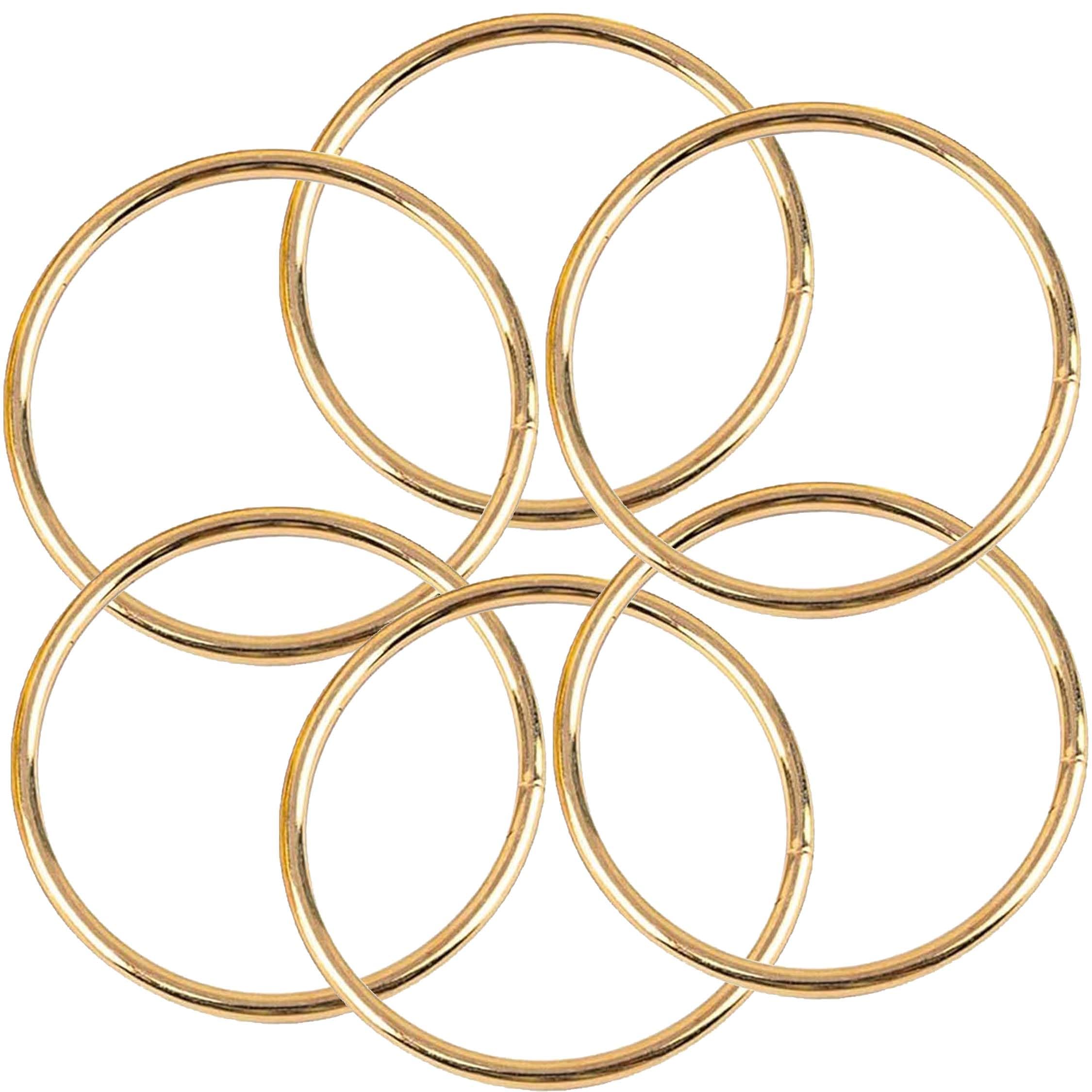 Amazon.com: 6Pcs Macrame Hoops Ring, BetterJonny 10 Inch Metal Craft ...