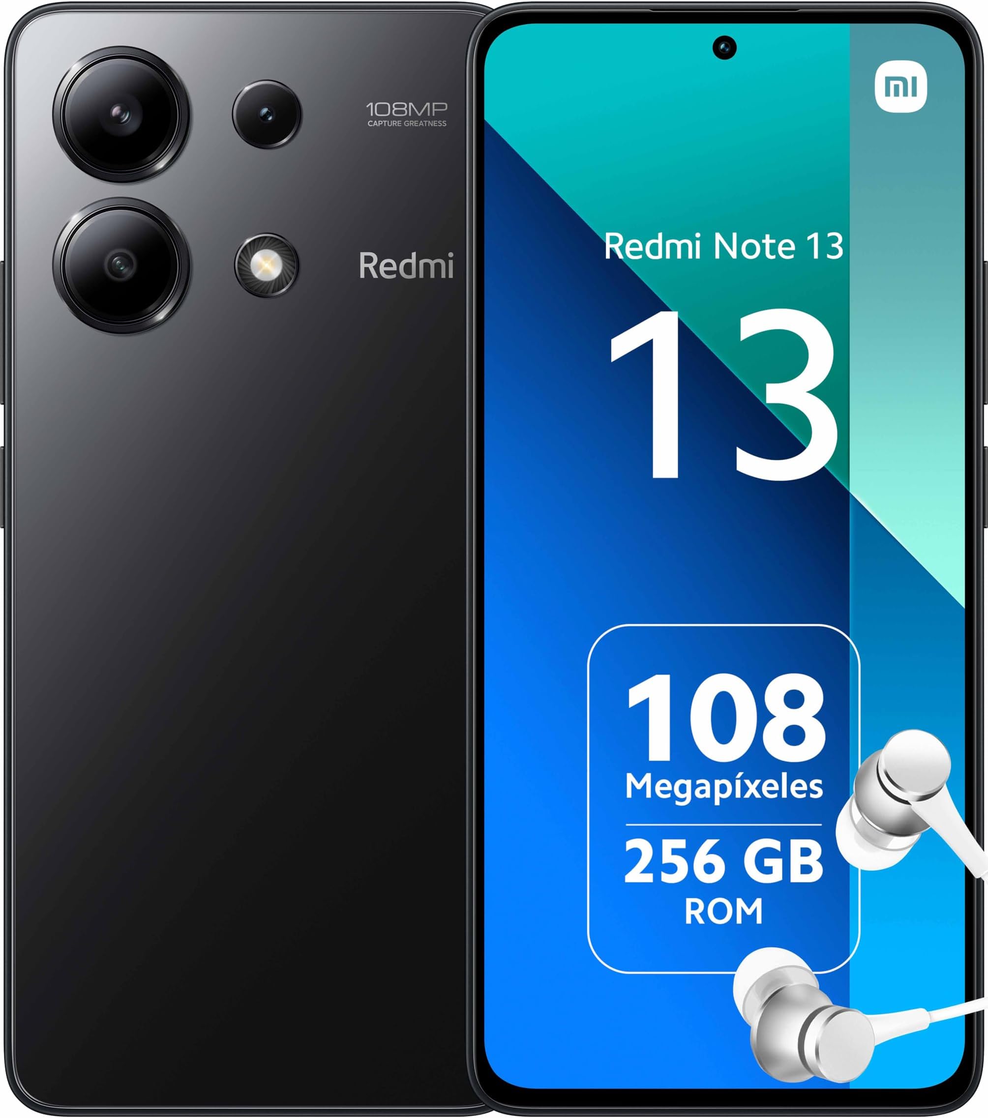 Xiaomi Redmi Note 13 5G Smartphone 8+256GB, Graphite Black (UK Version ...