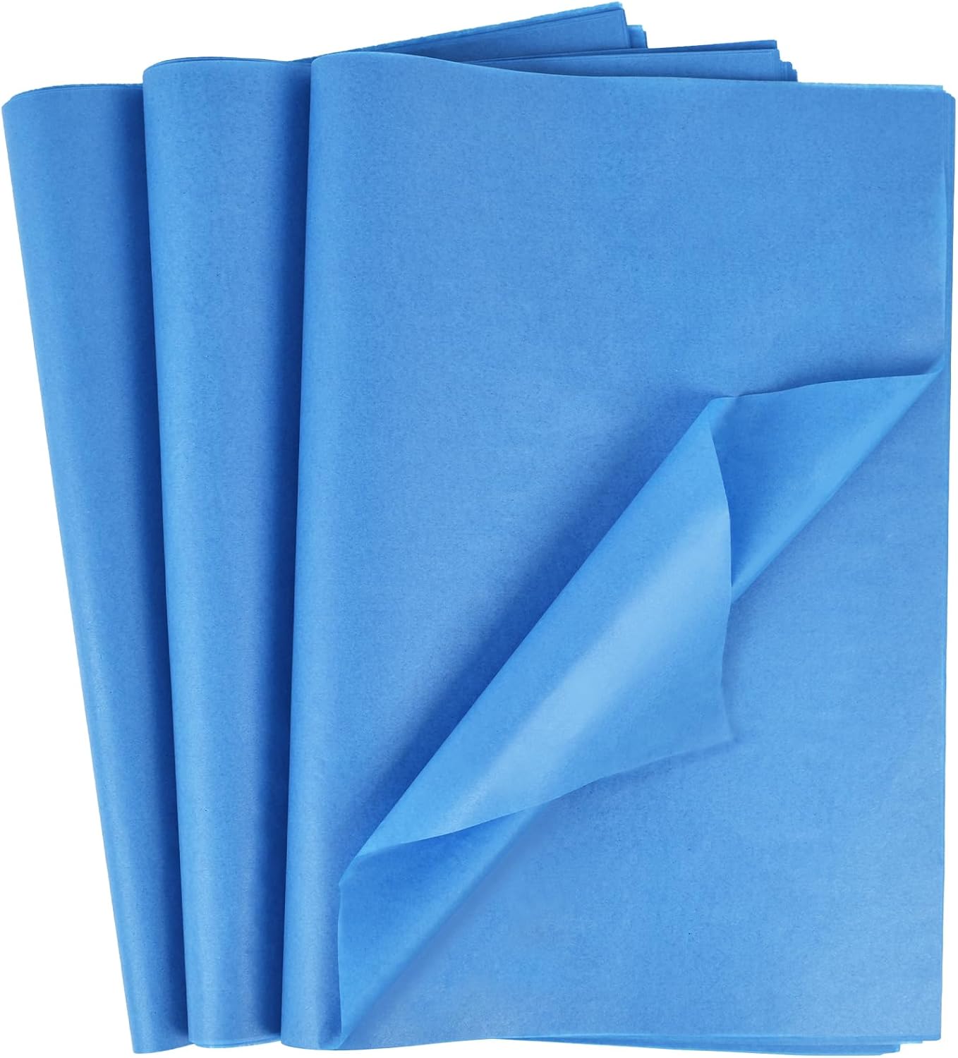 Amazon.com: Koogel 120 Sheets Blue Tissue Paper Bulk, 14 x 20 Inch Gift ...