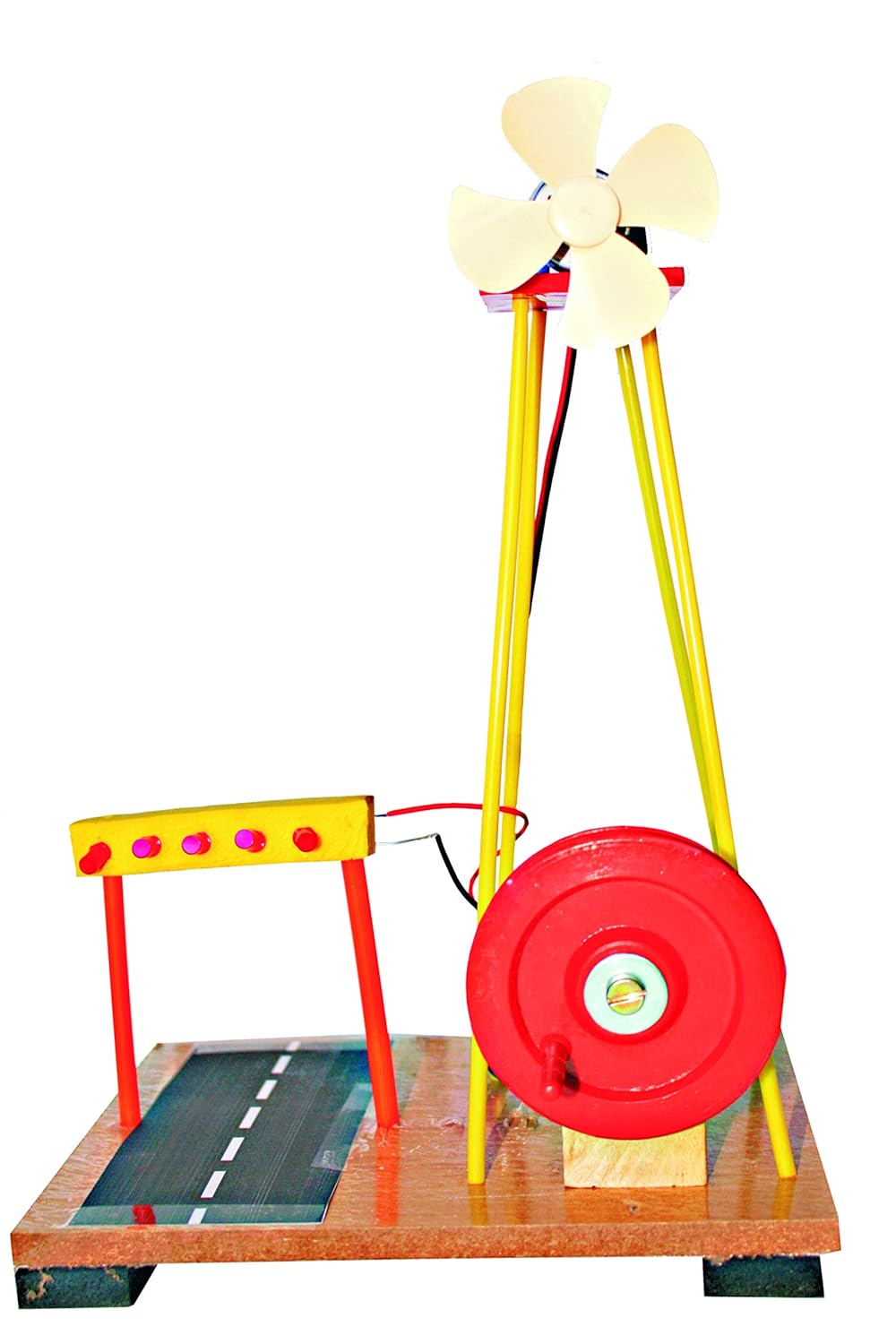 Buy StepsToDo Windmill Electricity Kit. Electricity from Flowing Air ...