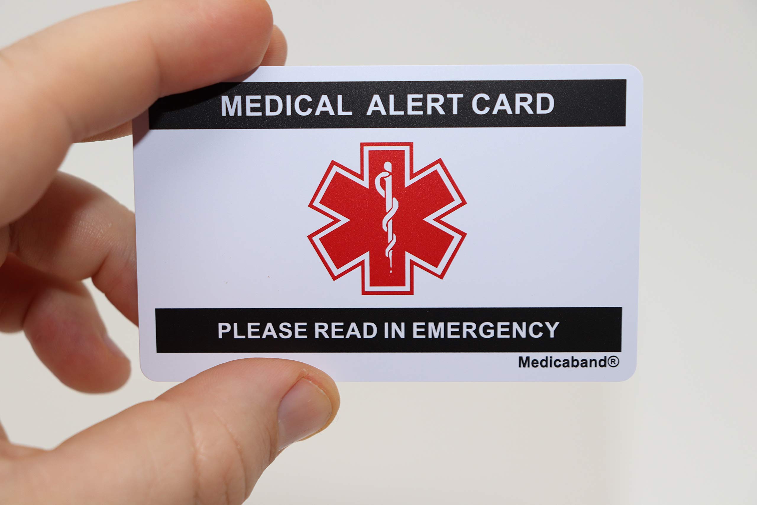 Diabetes Type 1 Medical ID Identification Card for Diabetic Glucose ...