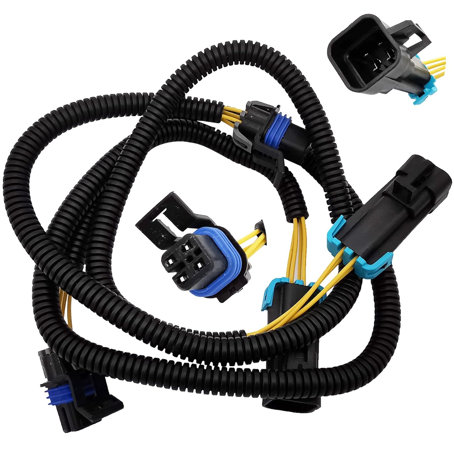 Amazon.com: DAVRPES 2PCS Black Oxygen O2 Sensor Header Extension ...