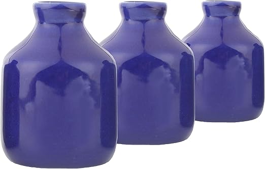 Amazon.com: Small Ceramic Vase Set of 3 Vases for Flowers,Modern Floral ...