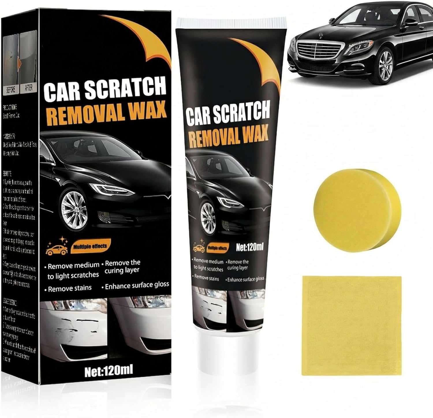 Amazon.com: Scratch Remover Wax for Vehicles - Car Paint Scratch ...