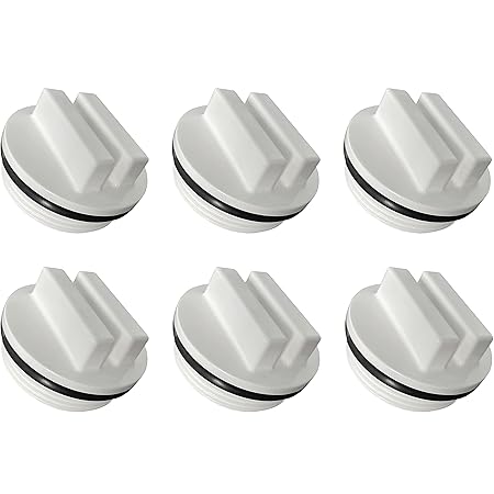 Amazon.com: KSJED 1.5" Threaded Pool Spa Return Line Winterizing Plug ...