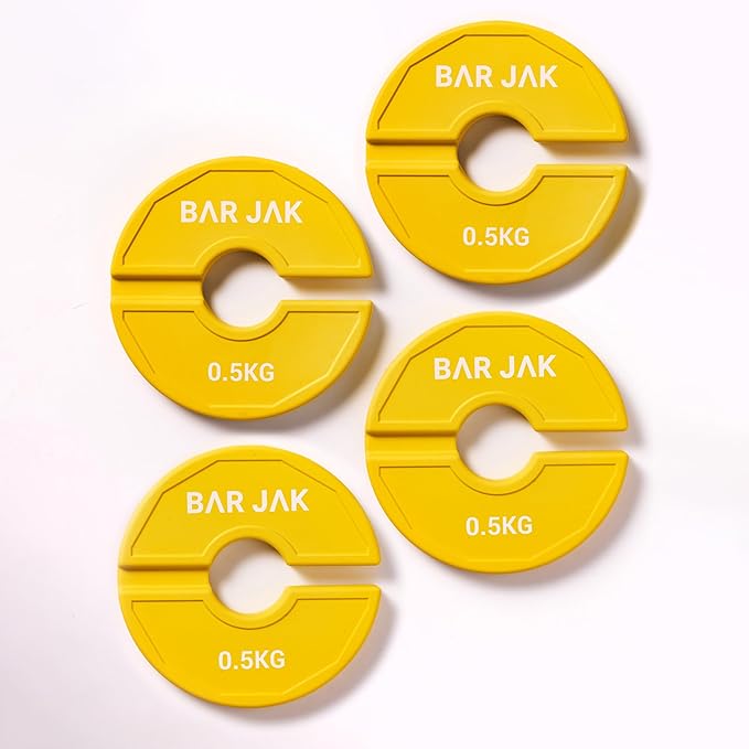 Bar Jak Micro Plates. 0.5 KG Dumbbell fractional Weight Plate, x4 ...