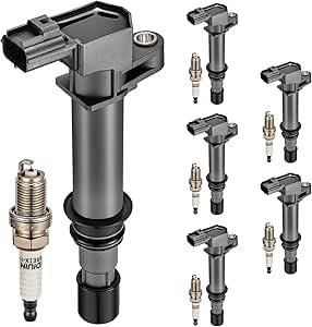 Amazon.com: SYKRSS Set of 6 UF270 Ignition Coil Pack and 4504 spark ...