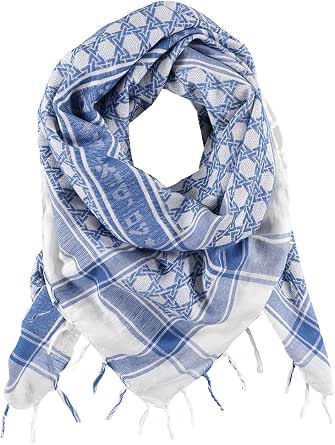 Amazon.com: Sudra Jewish Scarf, Interlink ORI Scarf with Fringes for ...