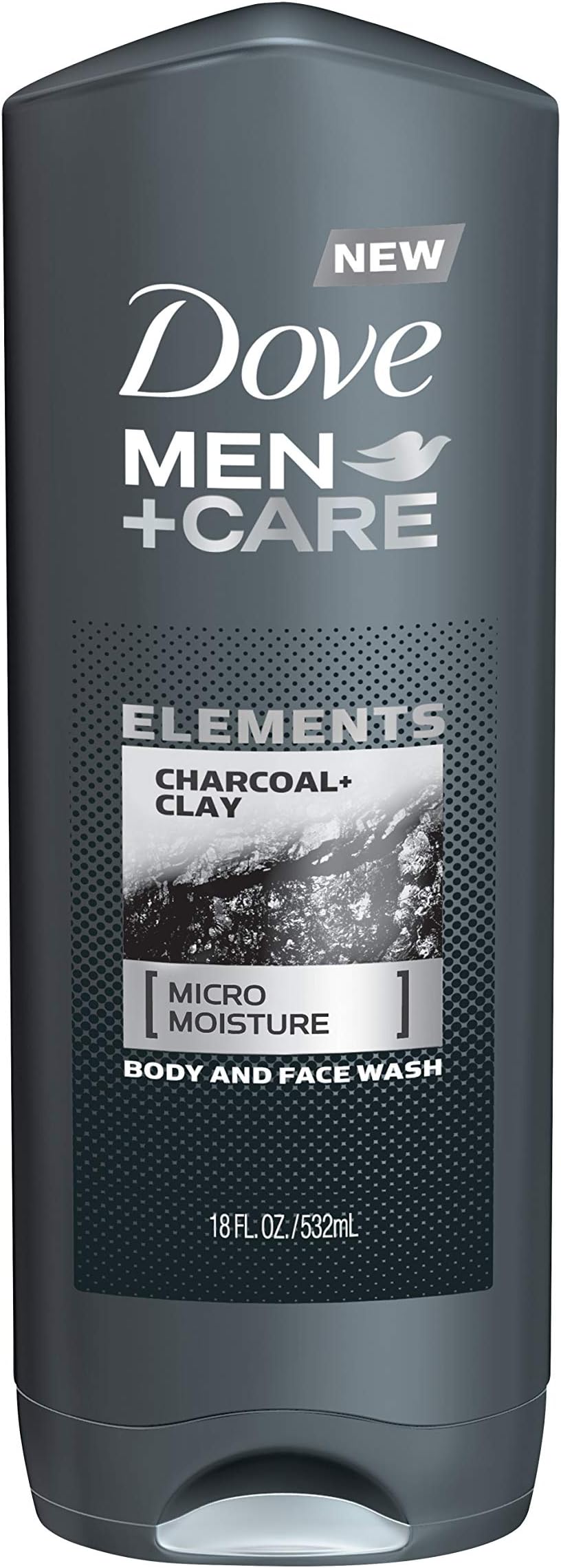 Amazon.com : DOVE MEN + CARE Elements Body Wash Charcoal + Clay 4 Count ...