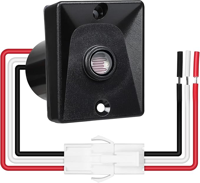 EDISHINE Dusk to Dawn Sensor, 120V Lamp Post Light Sensor ...