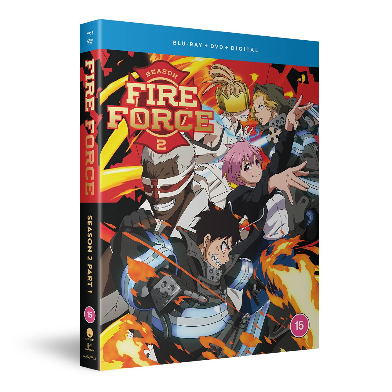 Amazon.com: Fire Force Season 2 Part 1 - Blu-ray/DVD Combo + Digital ...