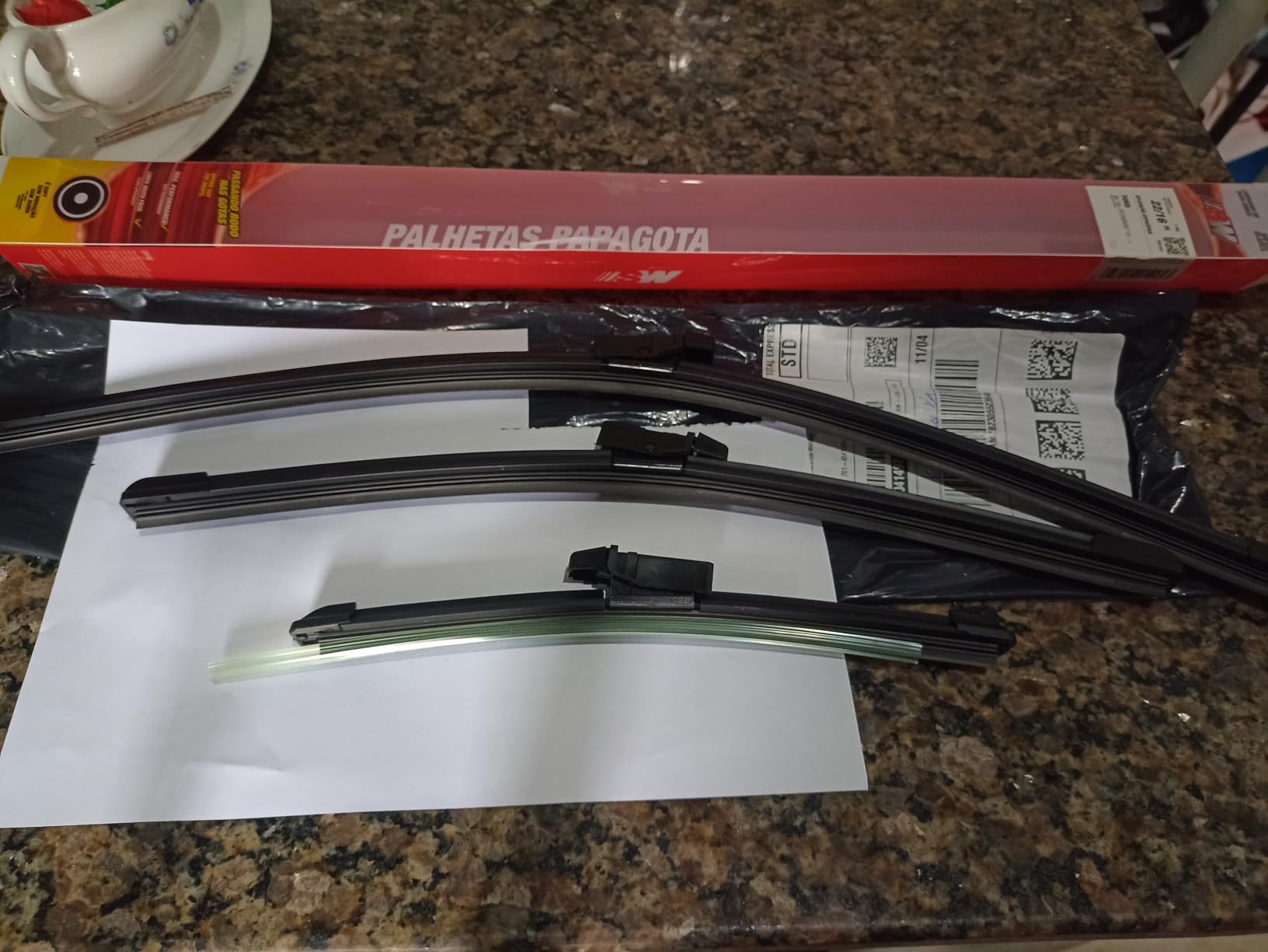 Kit 3 Paletas Ford ka 2014 á 2022 Limpadores Para-brisa Par Dianteiro + Traseira : Amazon.com.br ...