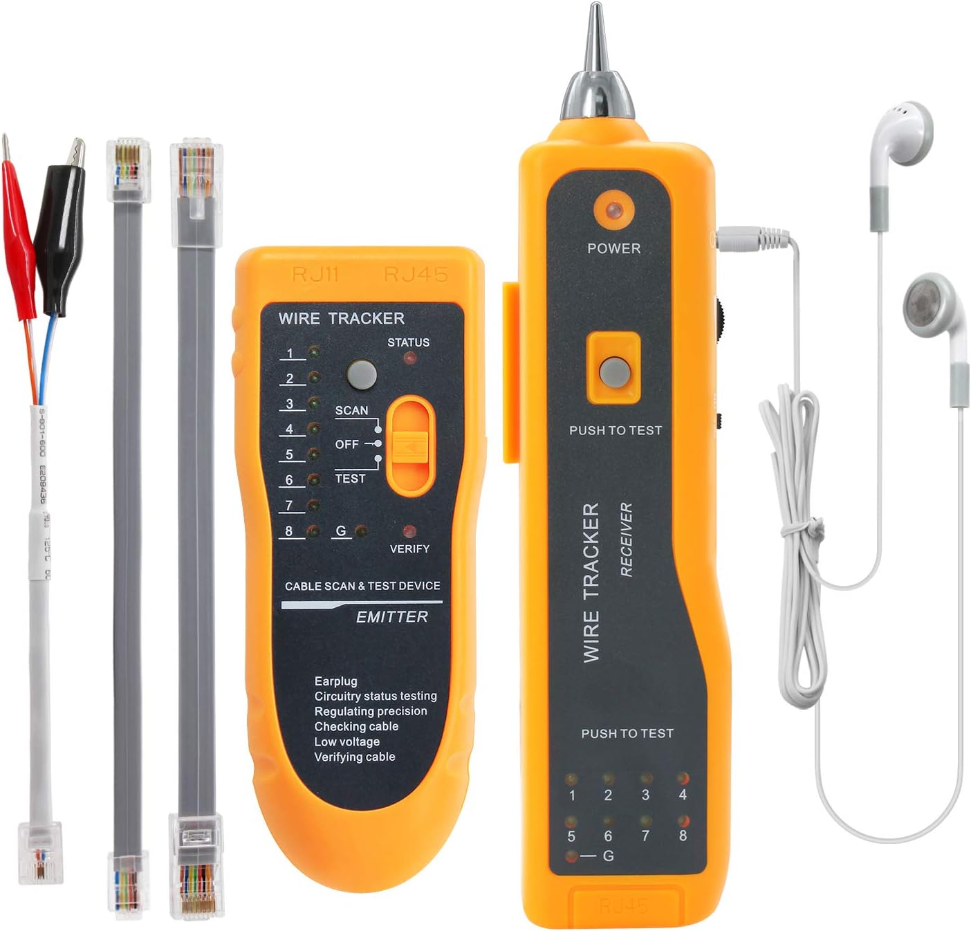 iMBAPrice - (2-Pack) Wire Tracker for Network (RJ45) UTP/STP/Cat5/Cat6 ...