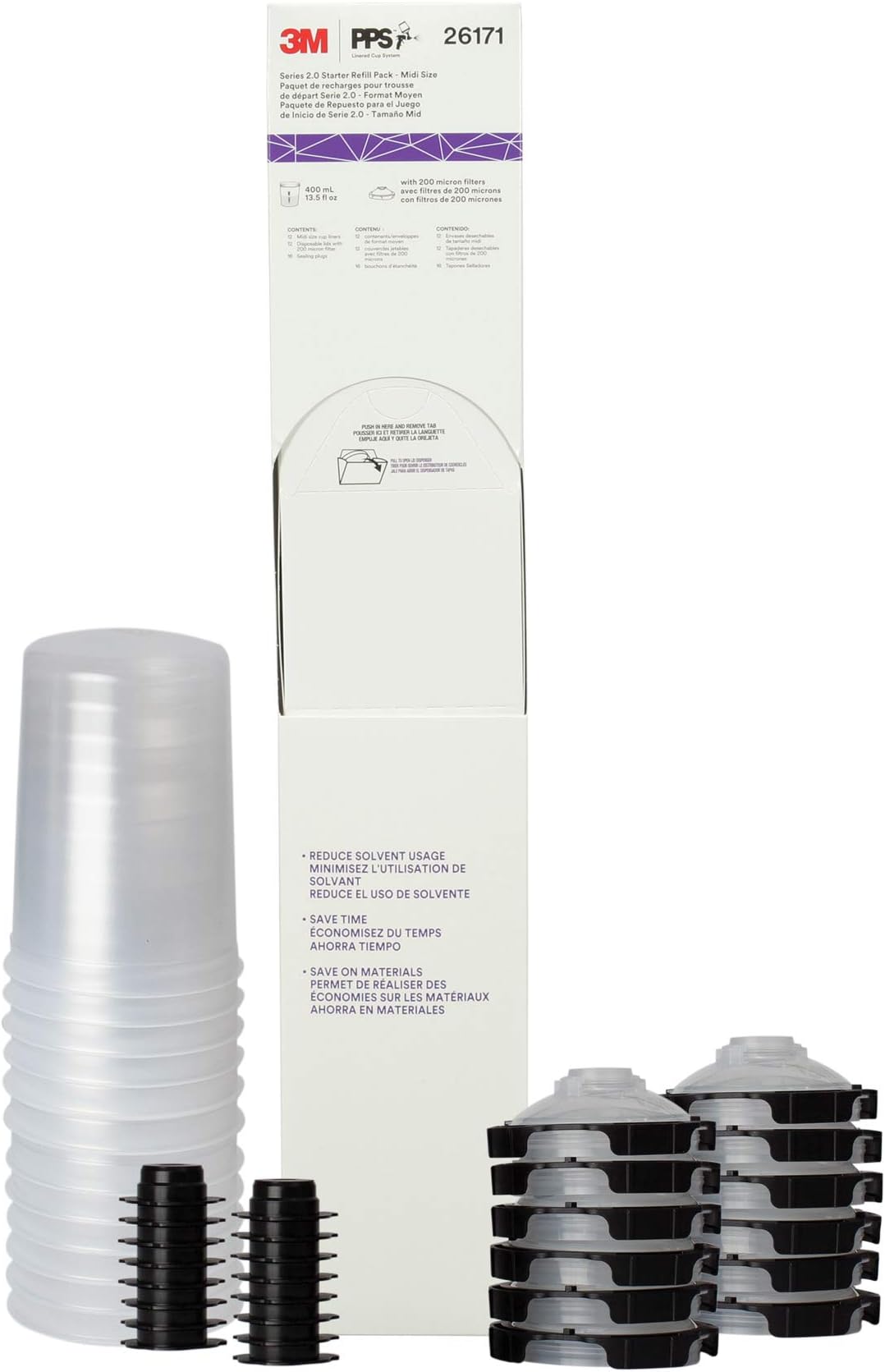 Amazon.com: 3M PPS Series 2.0 Paint Spray Gun System Refill Kit with ...