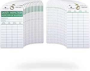 TRADESAFE Bilingual Safety Inspection Tags, Inspección de Seguridad ...