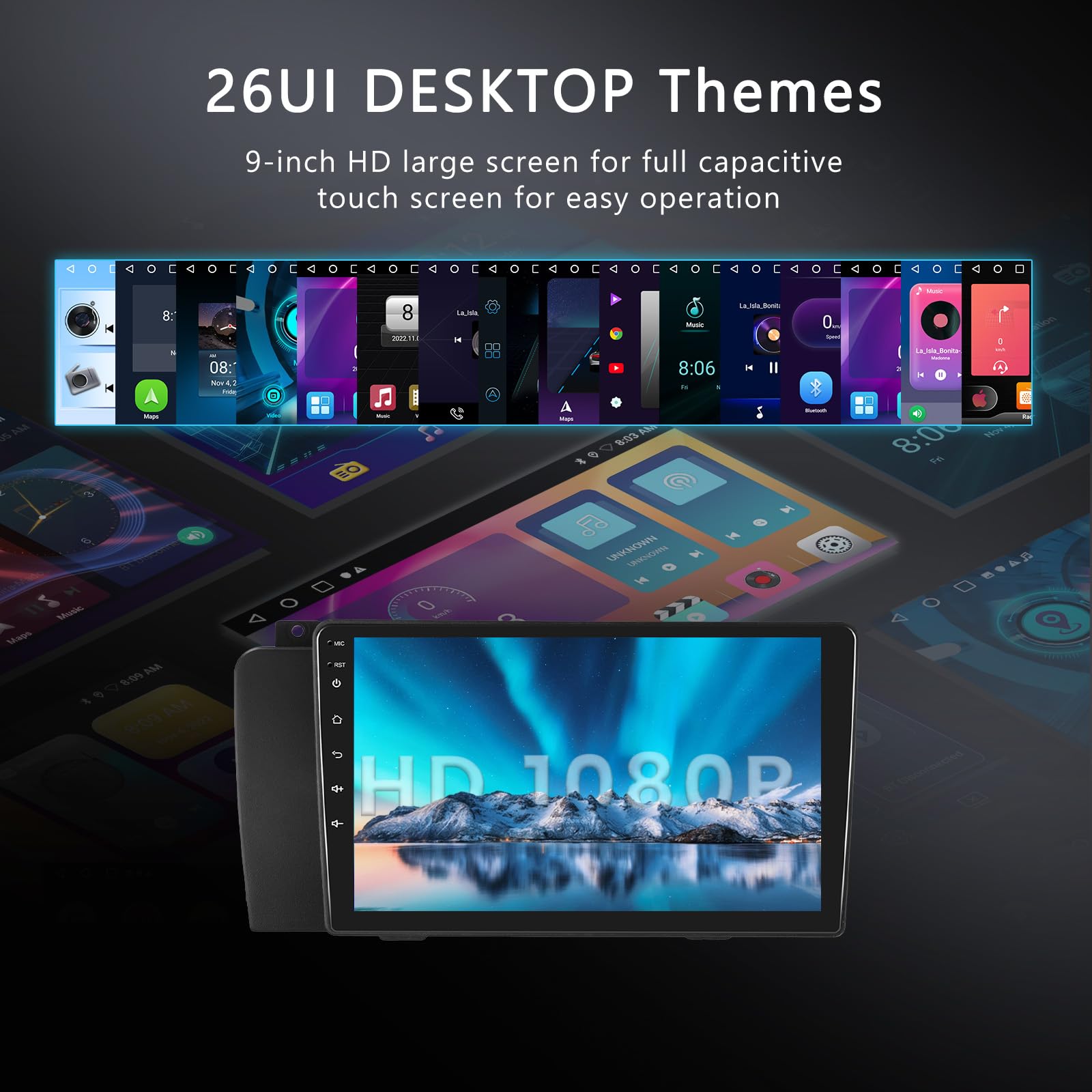 Snapklik.com : 2GB+64GB Android Car Stereo For Volvo XC70/V70/S60 2004 ...