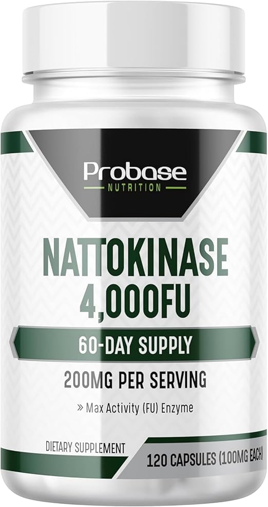 Amazon.com: Probase Nutrition Nattokinase Supplement 4,000 FU Servings ...