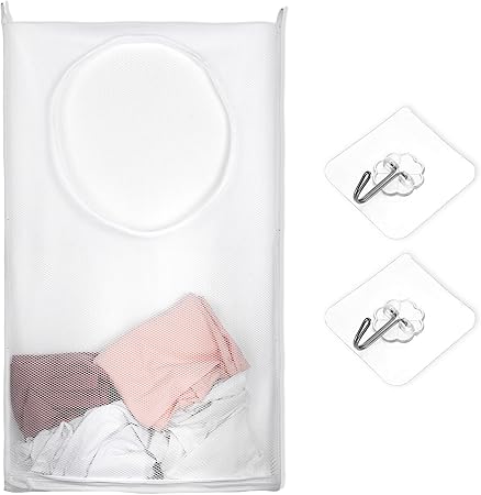Amazon.com: Giantree Hanging Laundry Hamper Bag, Breathable Mesh ...