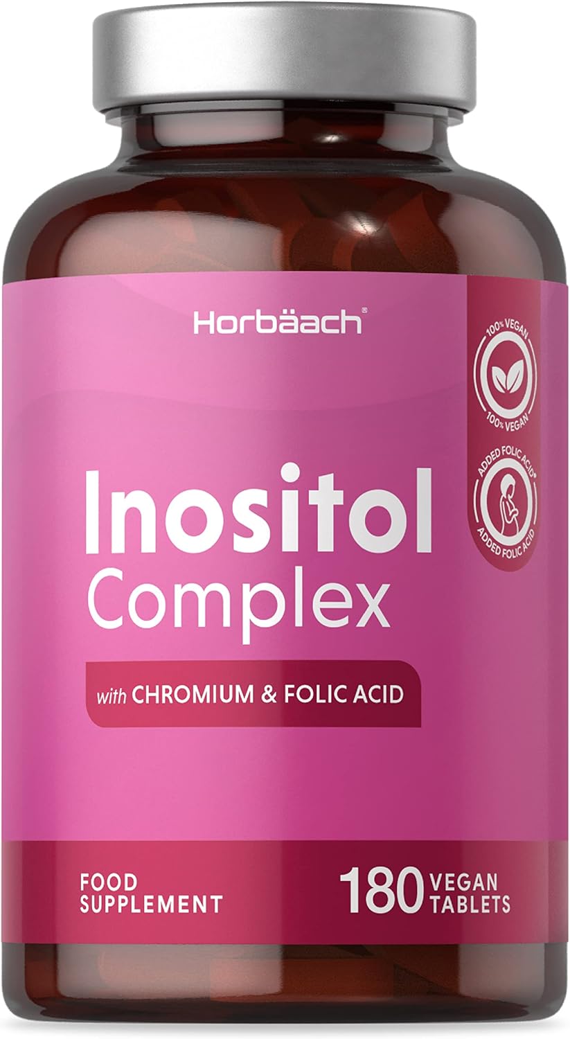 Inositol Tablets | Inositol Powder Complex | 180 Count | 500mg with ...