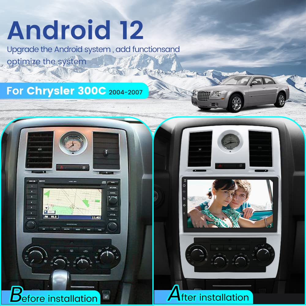 Snapklik.com : AWESAFE Car Radio Stereo Android 12 For Chrysler 300C ...