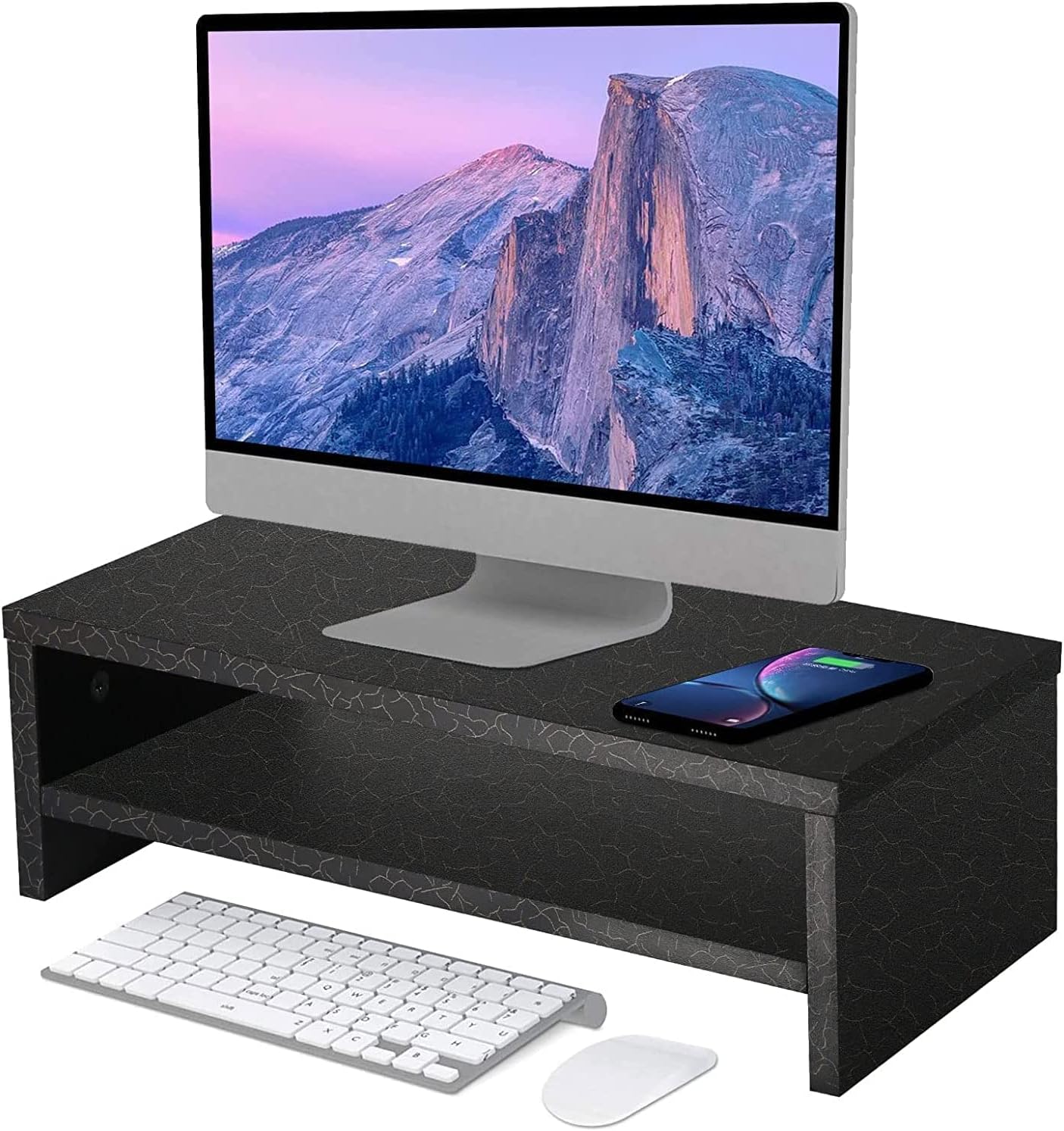 Amazon.com: Monitor Stand Riser, Computer Monitor Stand with Storage ...