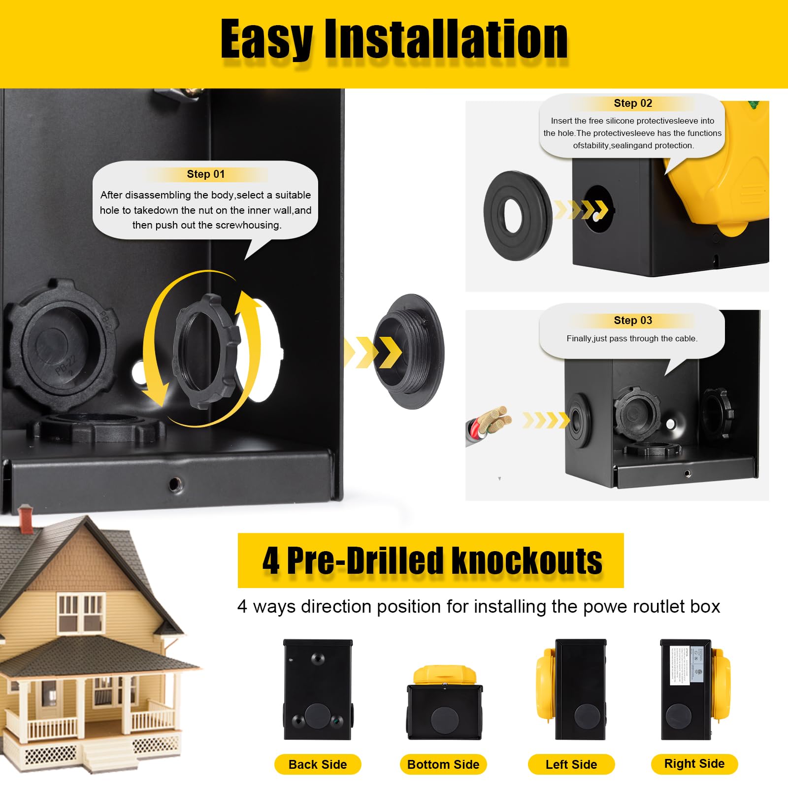 Transfer Switch Buy 30 AP Generator Power Inlet Box, TOVEN NEA L5-30P ...