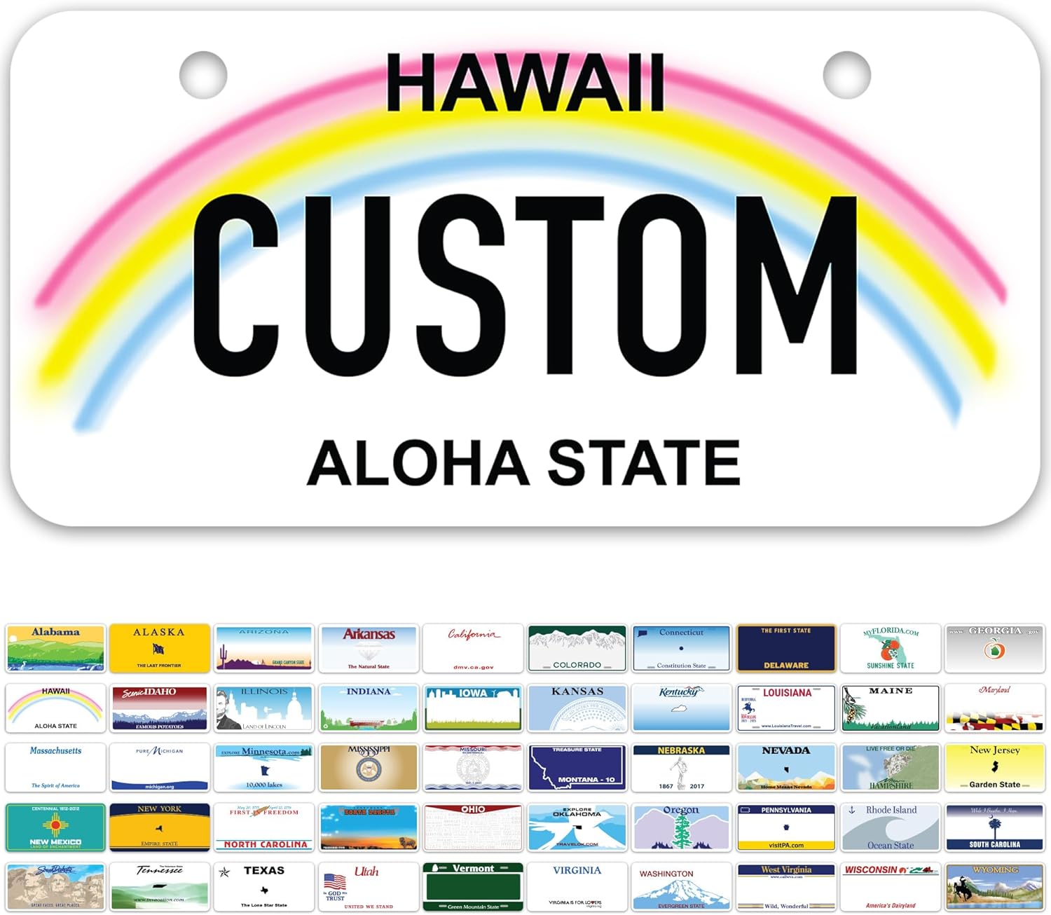 Amazon.com: Mini License Plates, Personalized License Plates, Custom ...