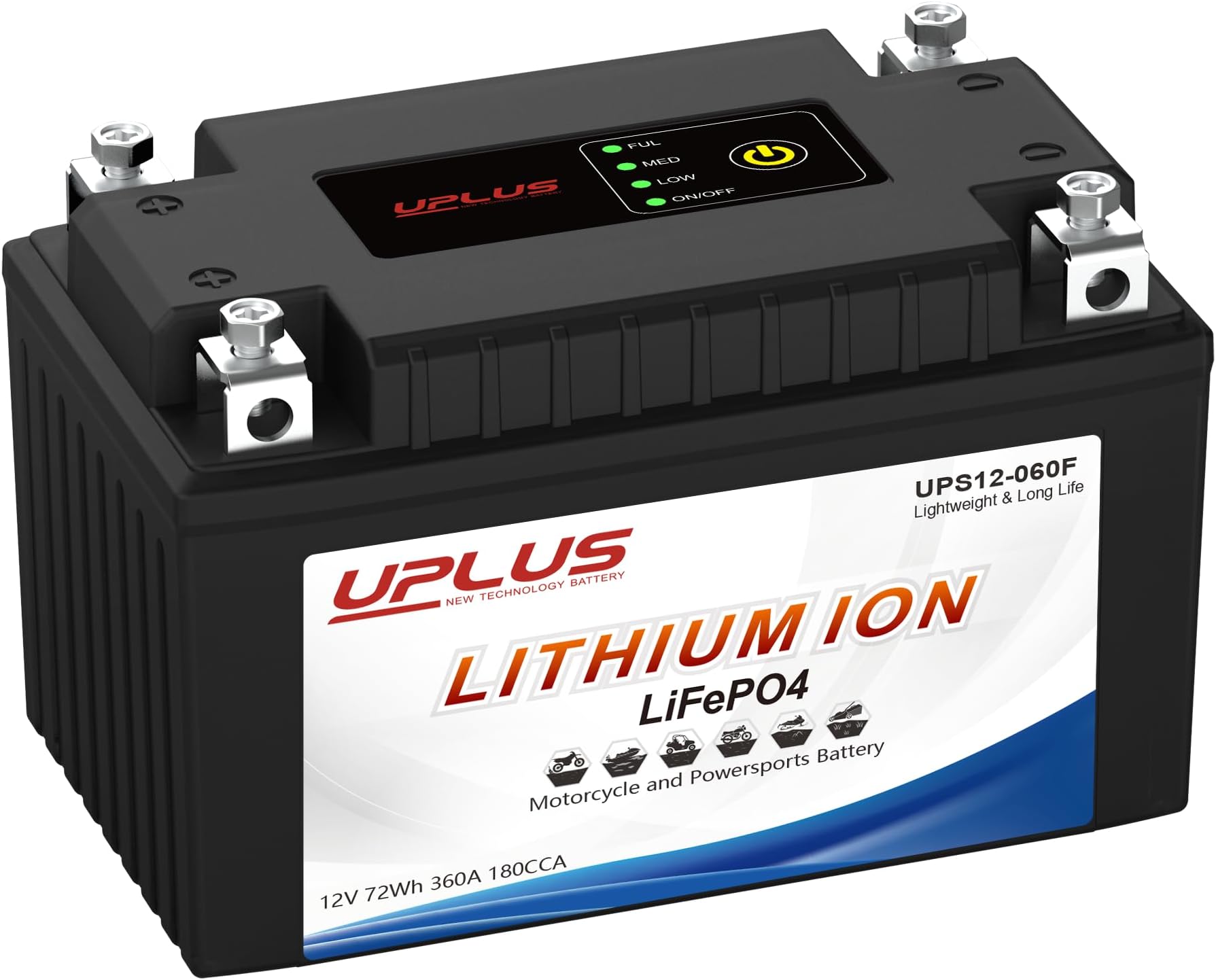 Amazon.com: Tusk Lithium Pro Battery TLFP-7L For YAMAHA YZ250F 2019 ...