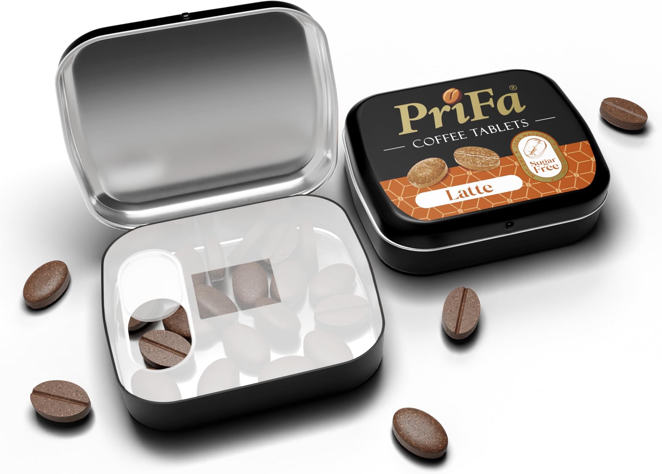 Amazon.com : PriFa Coffee Tablets, Latte Pocket Coffee - Unsweetened ...