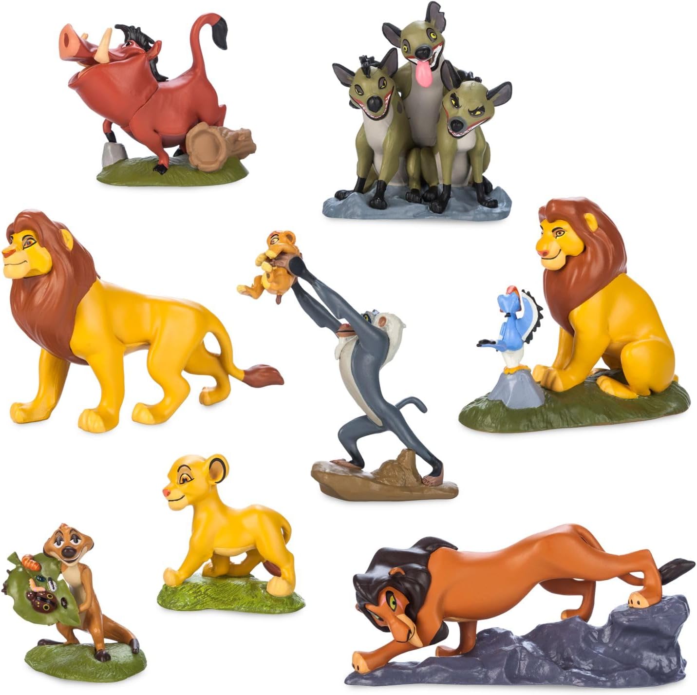 Disney Store Official The Lion King 30th Anniversary Deluxe Figure Set ...