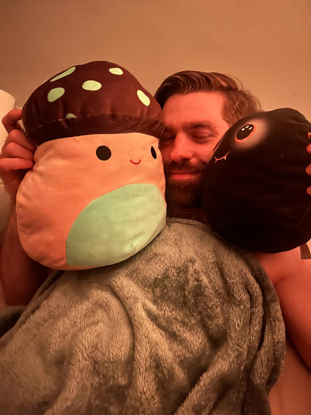 Amazon.com: Squishmallows Original 12-Inch Enid Neon Yellow Mushroom ...