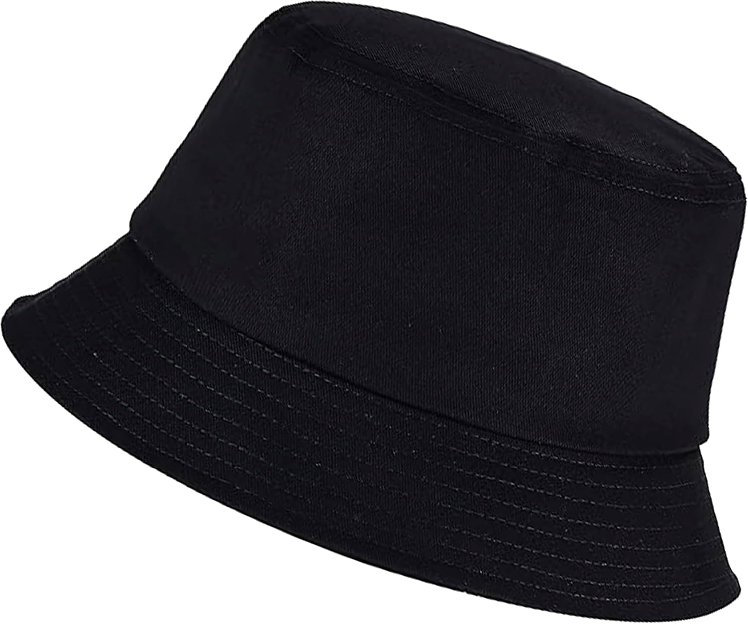 Generic Bucket Hat for Women Men Summer Travel Beach Plain Colors Sun ...
