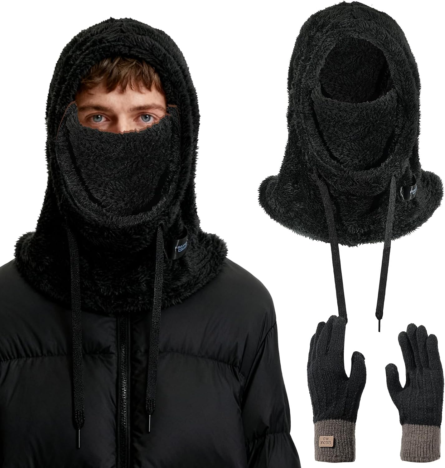Winter Ski Mask Balaclava for Men Women Cold Weather Face Cover Hat ...