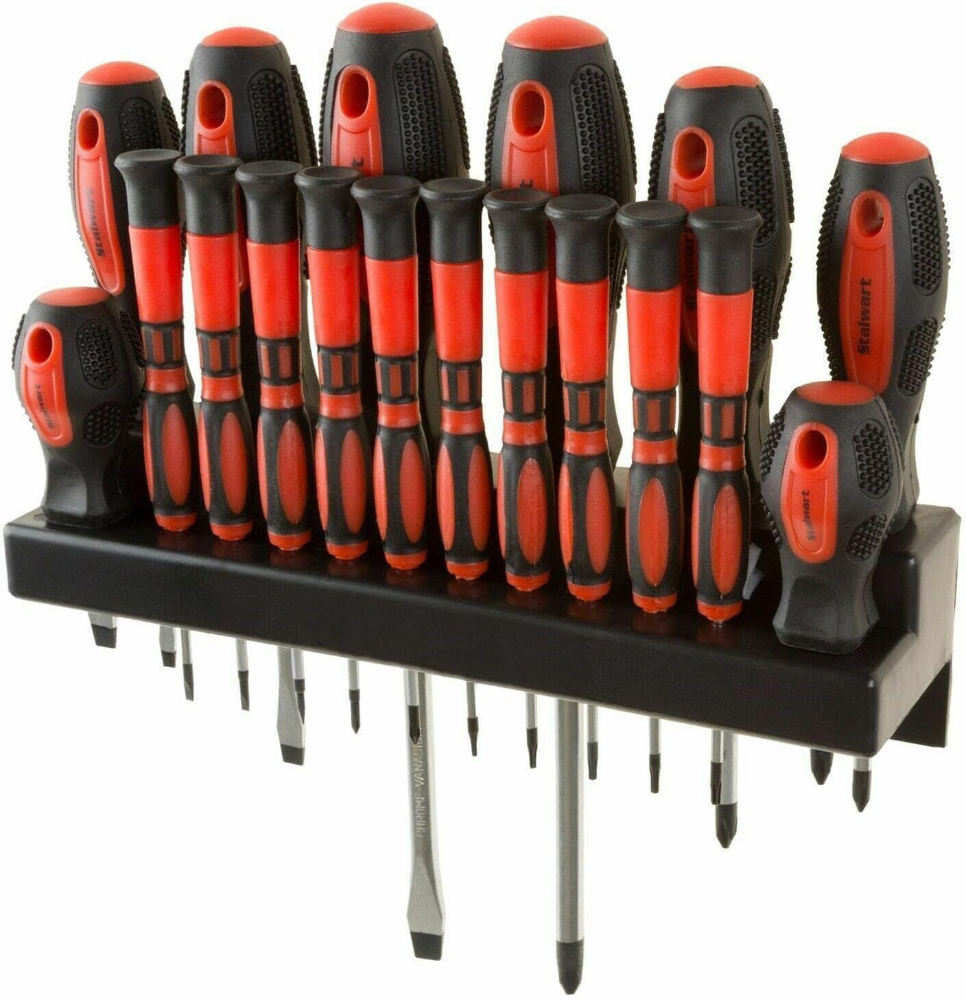 Amazon.com: 18 Pc Precision Magnetic Tip Screwdriver Set with Wall ...