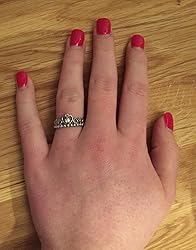 Pandora Damen-Ring 925 Sterling Silber Zirkonia weiß 190880CZ : Pandora ...