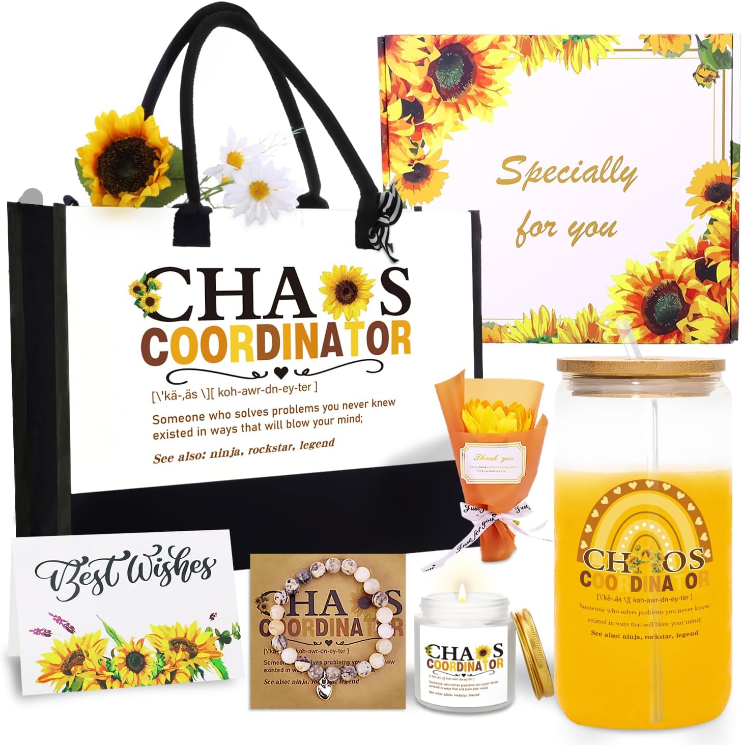 Amazon.com | 10 Pieces Chaos Coordinator Gifts Set,Thank You Gifts ...